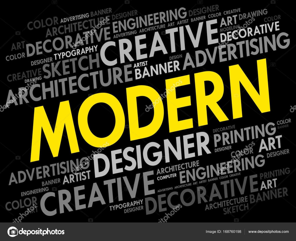 MODERN word cloud Stock Vector Image by ©dizanna #168760198