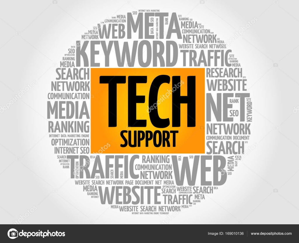 Tech Support word cloud collage Stock Vector Image by ©dizanna #169010136