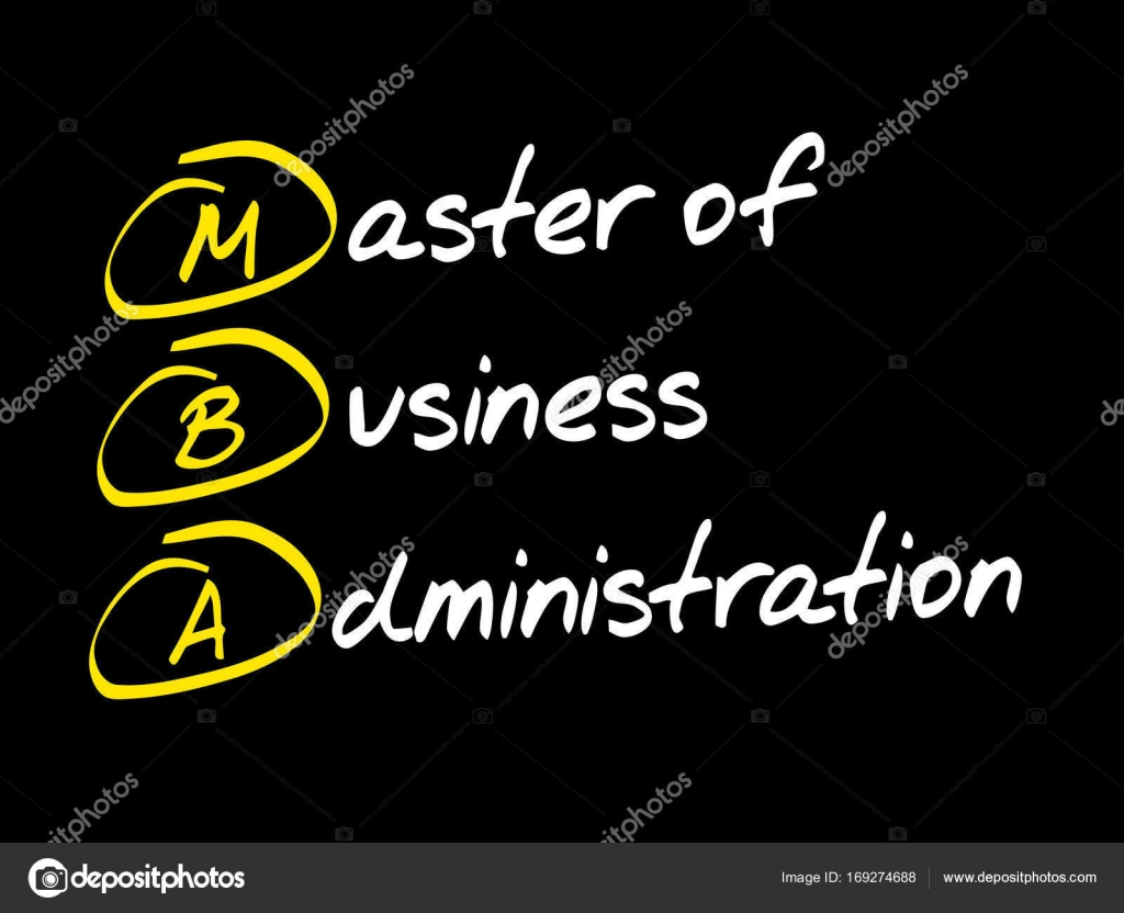 Mba Master Of Business Administration Stock Vector By ©dizanna 169274688
