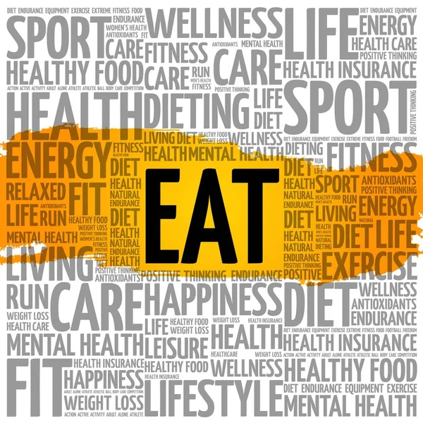 EAT word cloud collage Stock Vector by ©dizanna 256384624