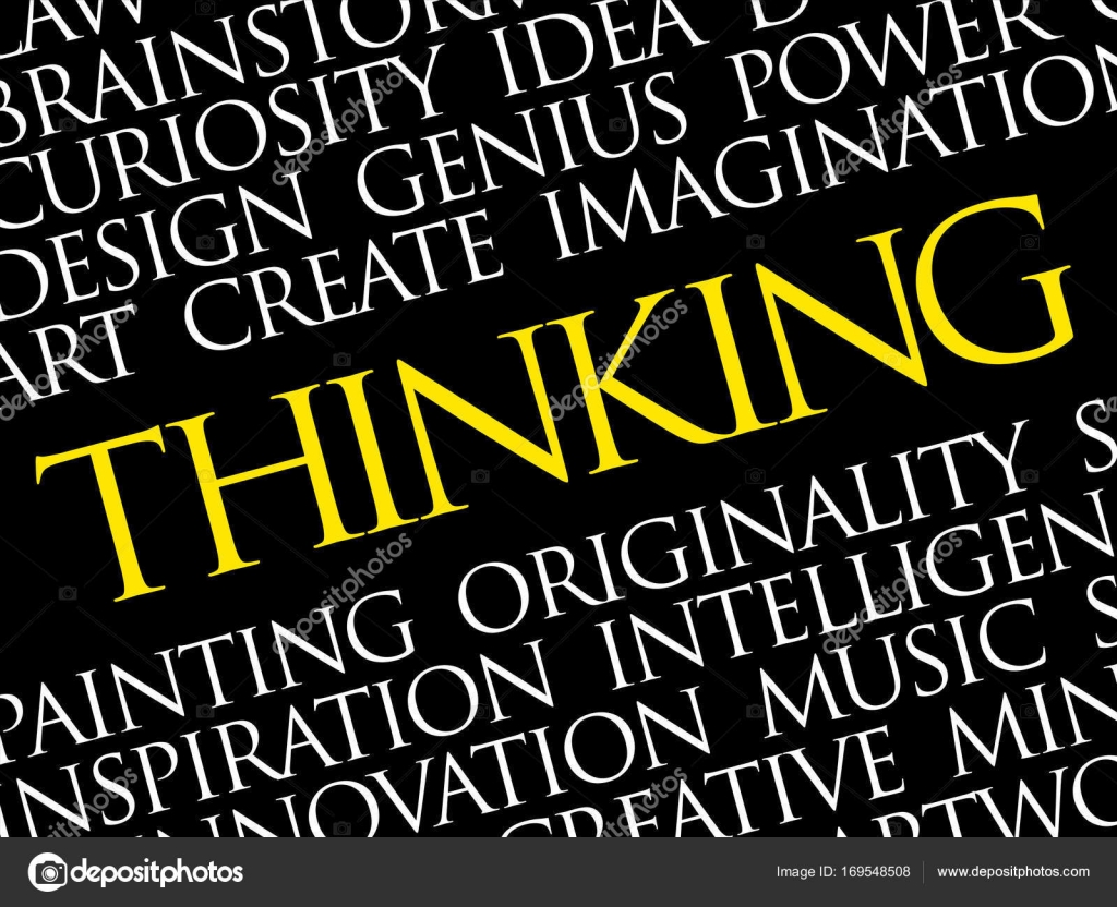 Thinking word cloud Stock Vector Image by ©dizanna #169548508