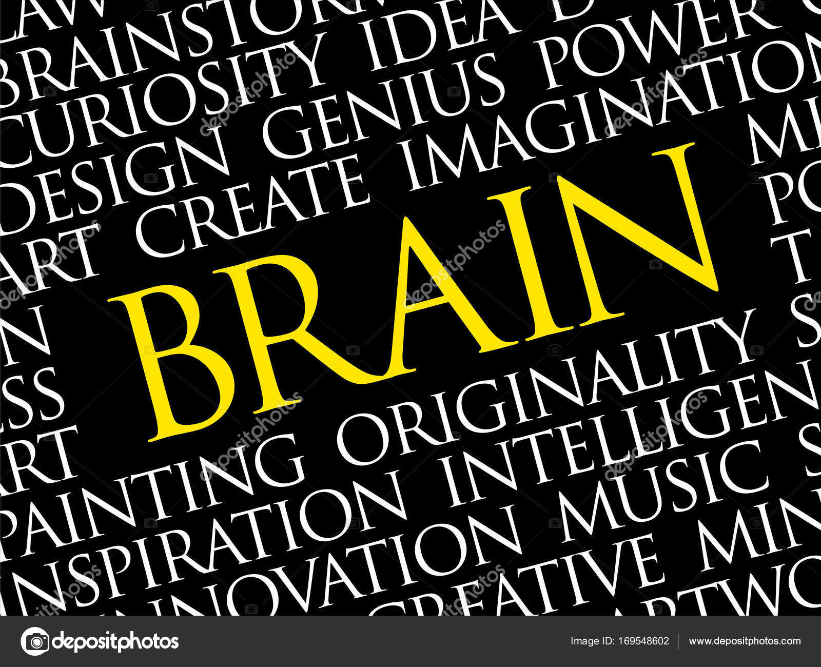 BRAIN word cloud collage Stock Vector by ©dizanna 169548602