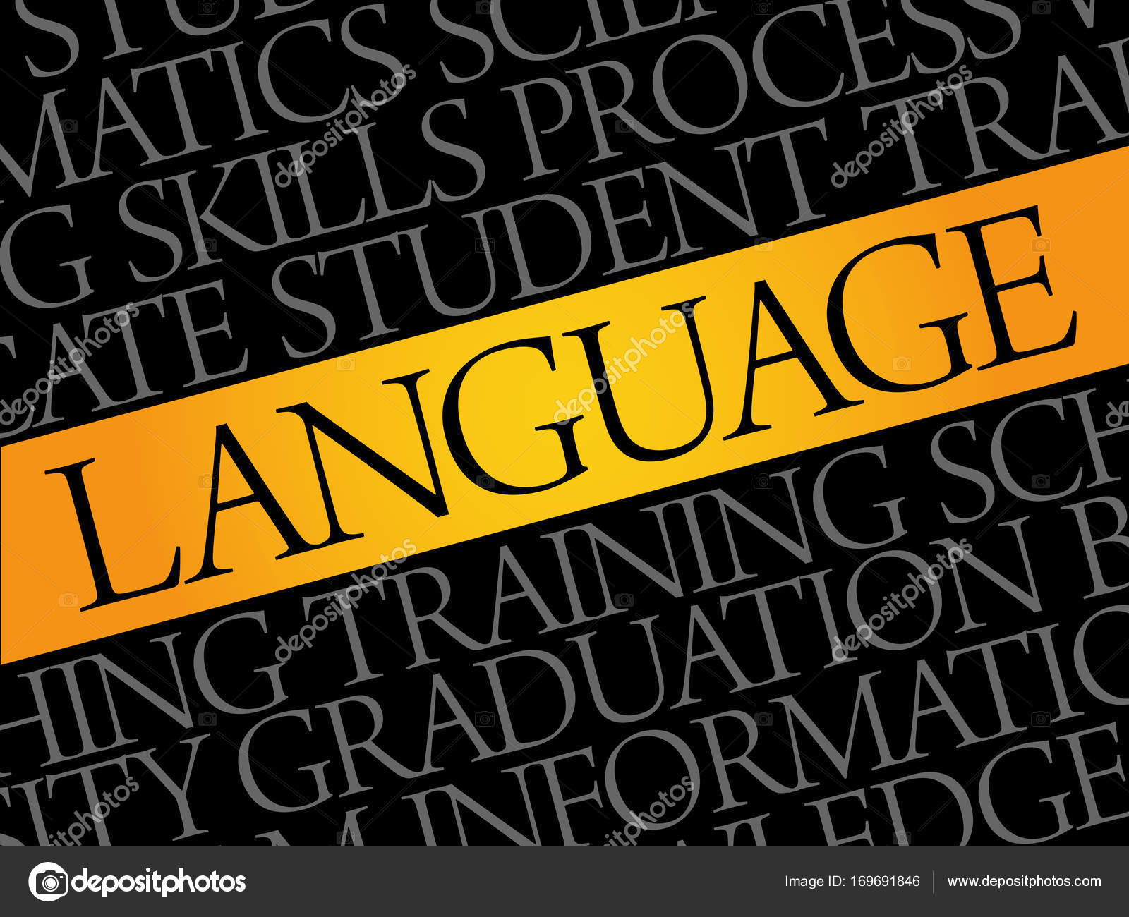 LANGUAGE word cloud Stock Vector Image by ©dizanna #169691846