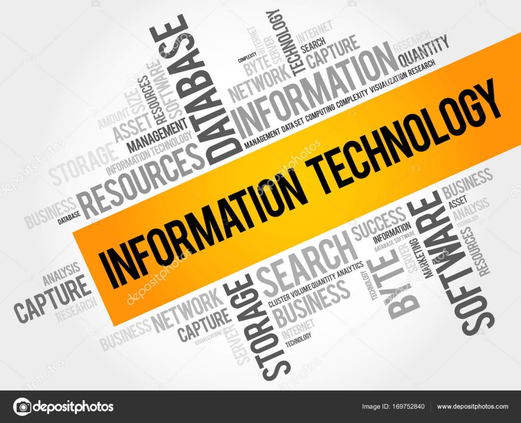 Information technology word cloud Stock Vector by ©dizanna 169752840