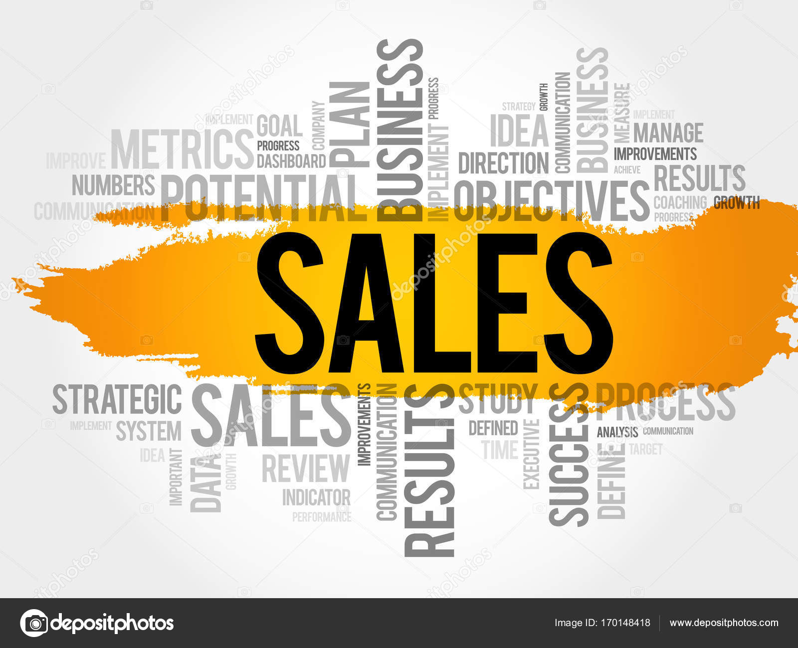 Sales word cloud collage Stock Vector Image by ©dizanna #170148418