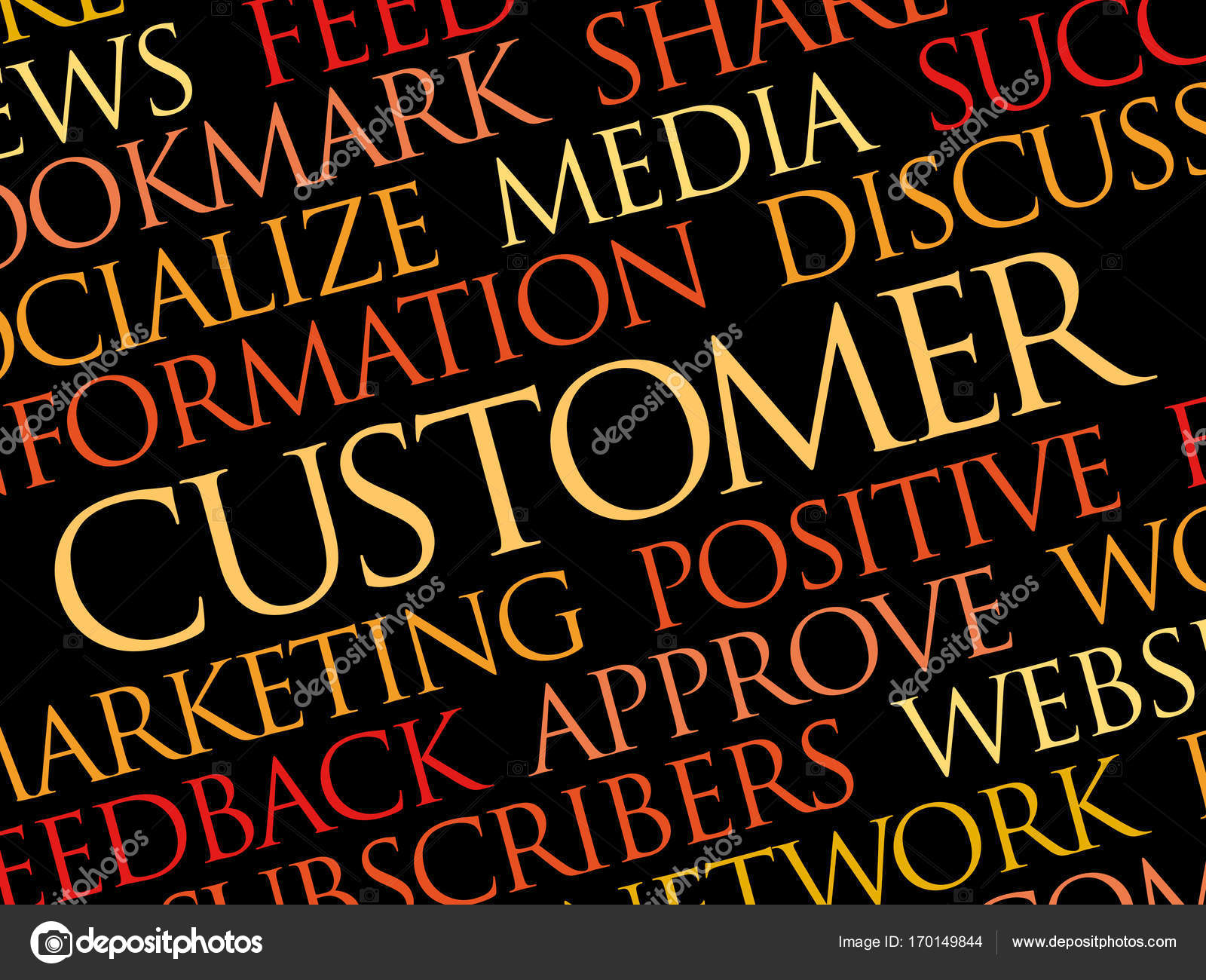 Customer word cloud Stock Vector Image by ©dizanna #170149844