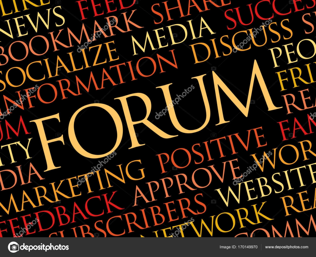 FORUM word cloud collage Stock Vector Image by ©dizanna #170149970
