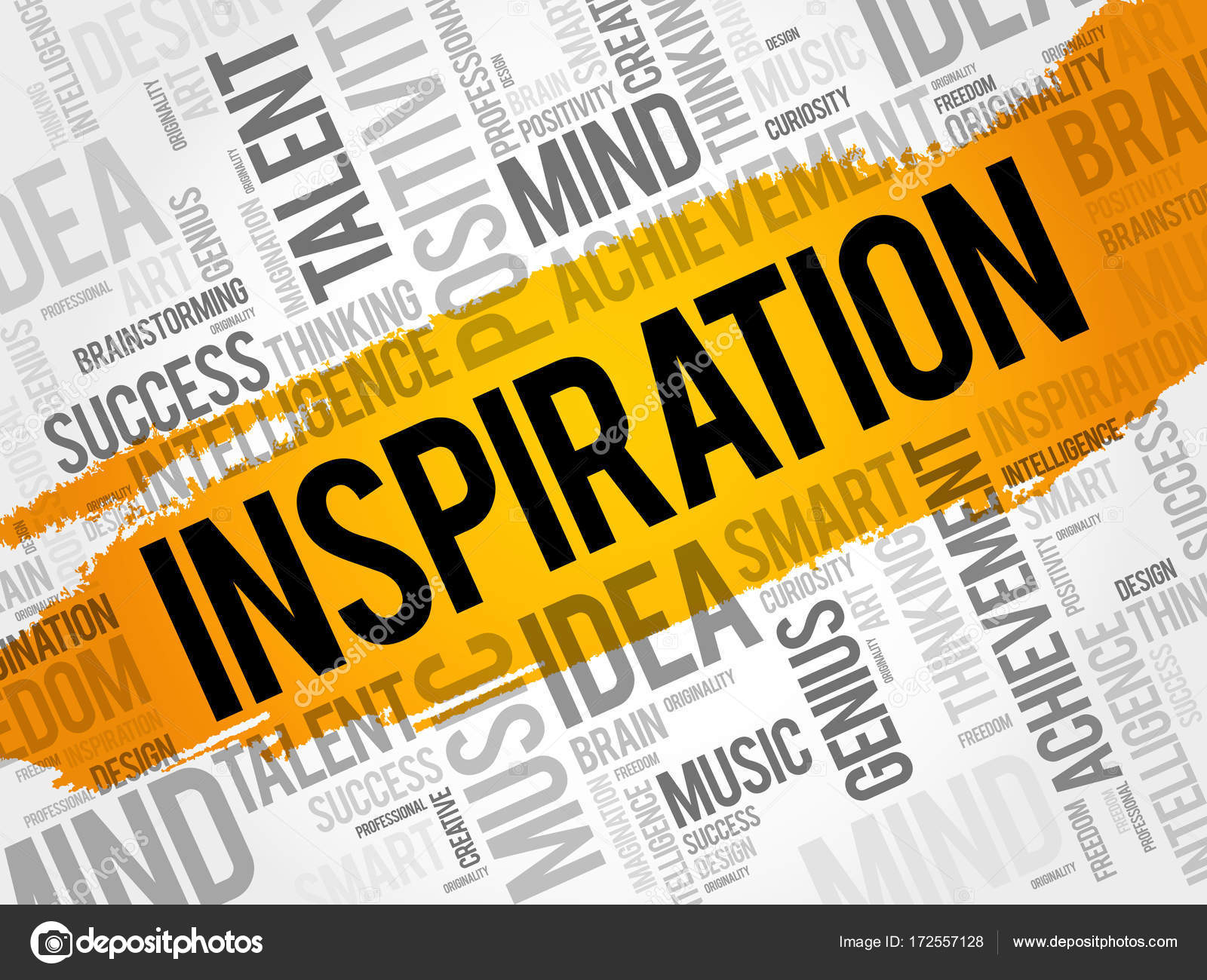 Inspiration word cloud collage Stock Vector Image by ©dizanna #172557128