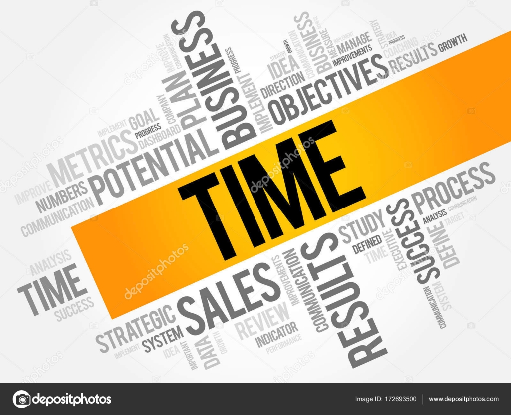 TIME word cloud collage Stock Vector Image by ©dizanna #172693500