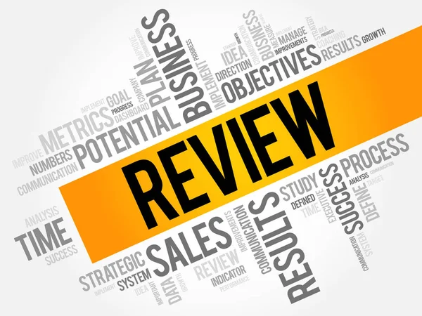 Review word cloud collage Stock Vector by ©dizanna 263586536