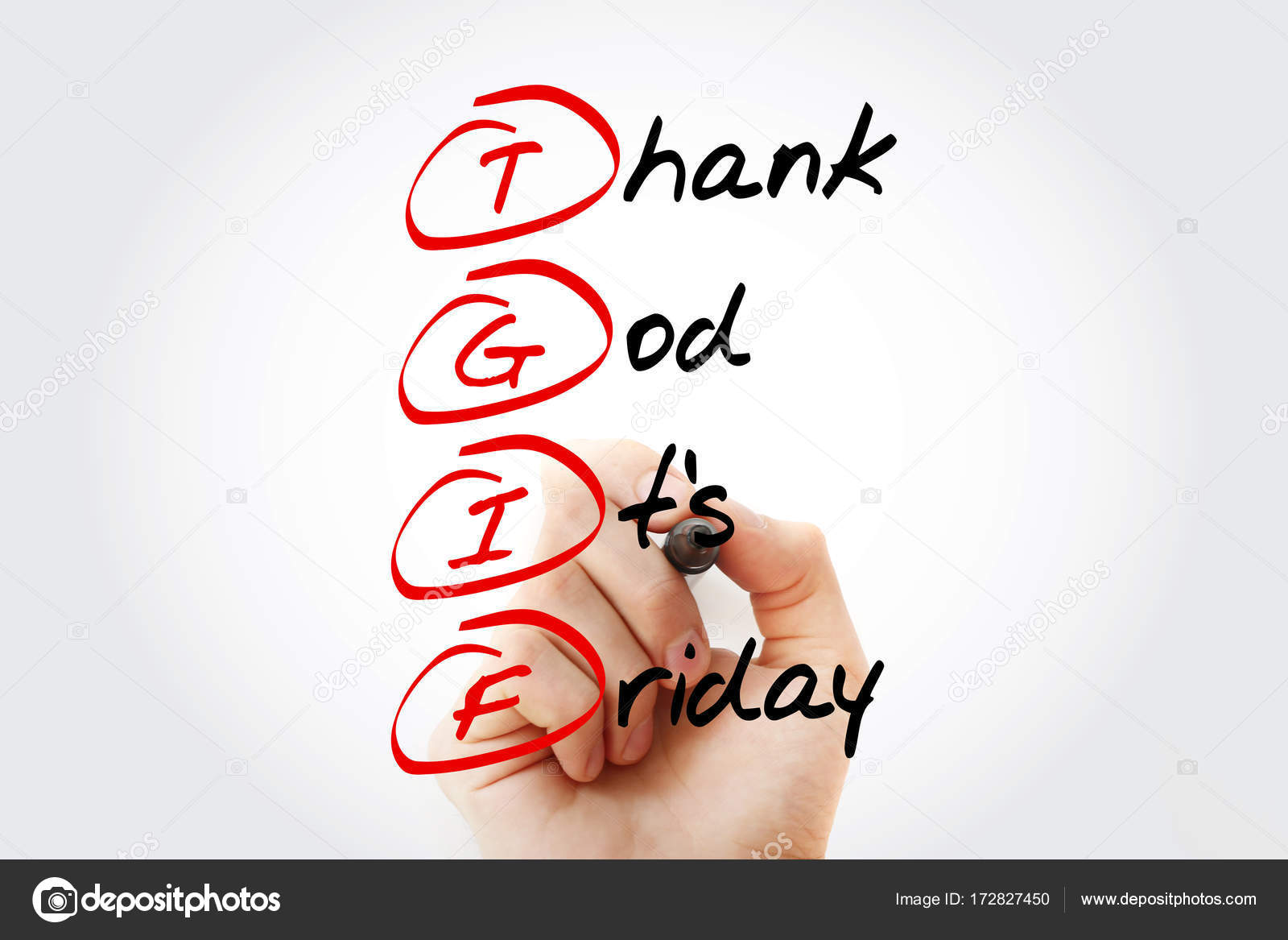 TGIF - Thank God It's Friday — Stock Photo © dizanna #172827450 TGIF - Thank God It's Friday — Stock Photo © dizanna #172827450