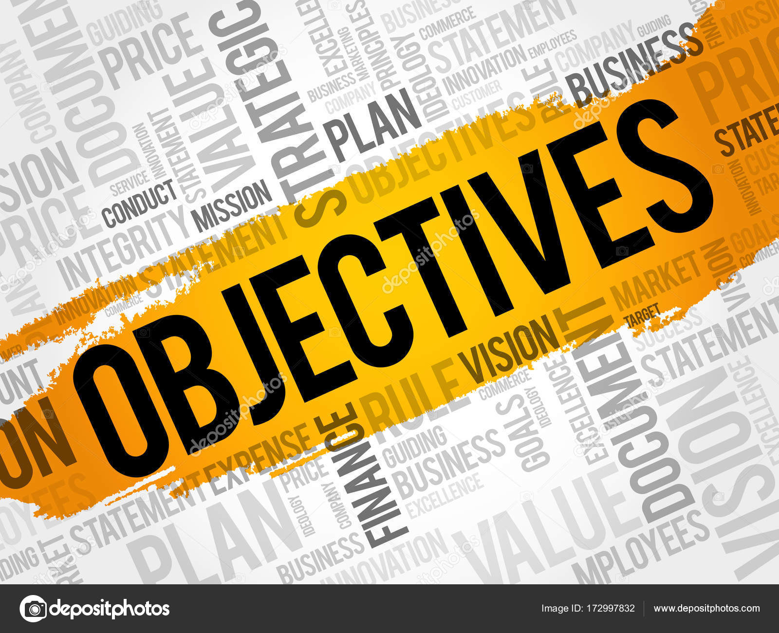Objectives word cloud collage Stock Vector by ©dizanna 172997832