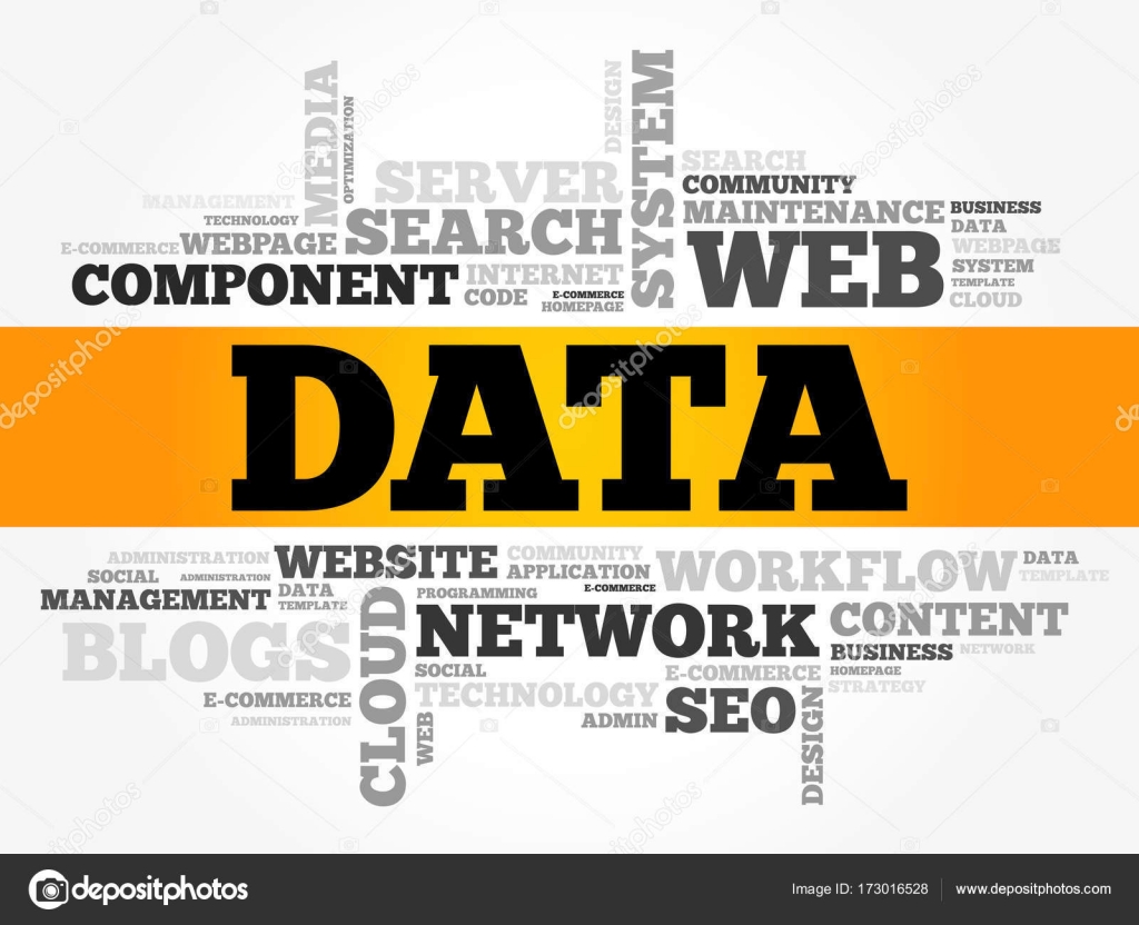 DATA word cloud collage Stock Vector by ©dizanna 173016528
