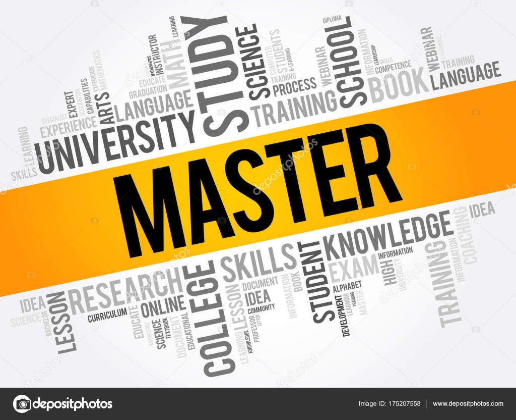 Master word cloud collage Stock Vector Image by ©dizanna #175207558