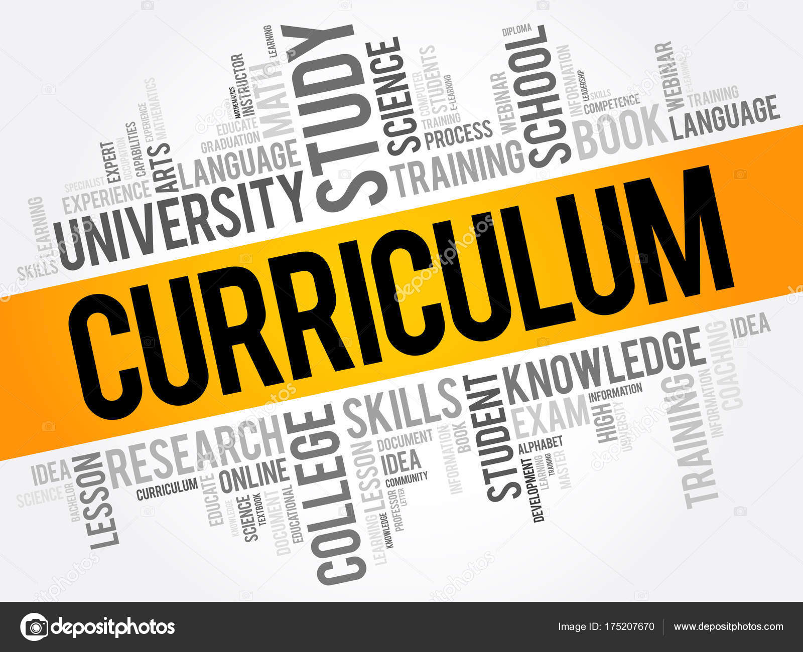 CURRICULUM word cloud collage Stock Vector Image by ©dizanna #175207670