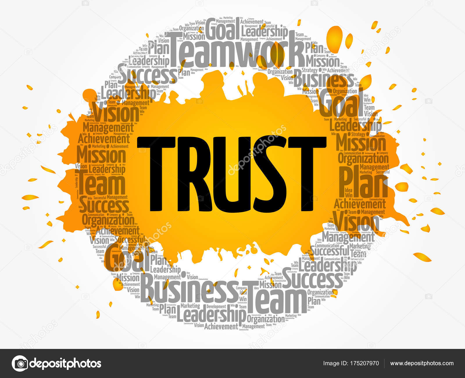 Trust word cloud collage Stock Vector Image by ©dizanna #175207970