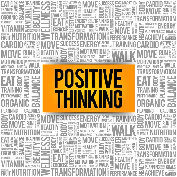 Positive thinking word cloud collage Stock Vector by ©dizanna 190891848