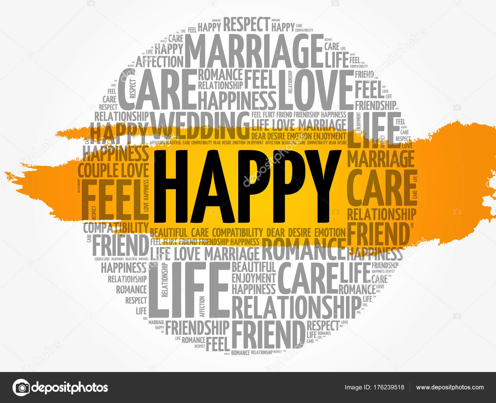 Happy word cloud collage Stock Vector Image by ©dizanna #176239518