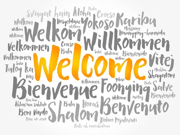Welcome multi language Vector Art Stock Images | Depositphotos