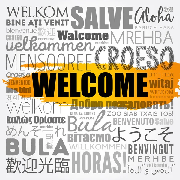 Welcome multi language Vector Art Stock Images | Depositphotos