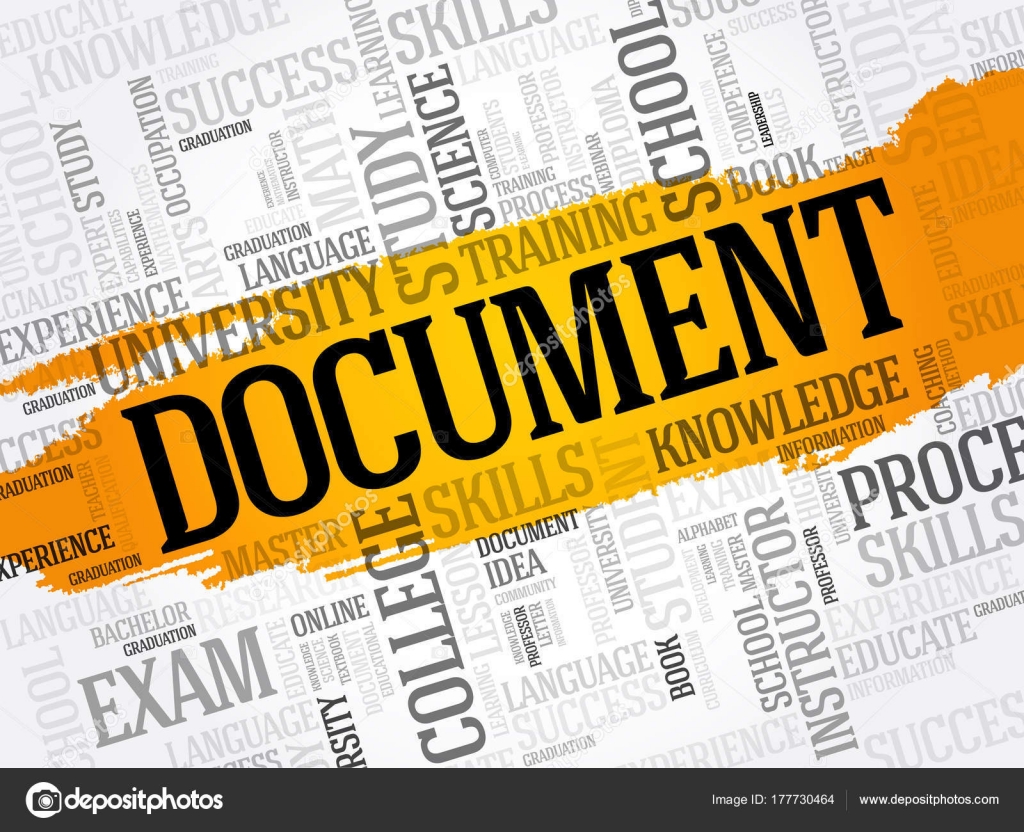 DOCUMENT word cloud collage Stock Vector Image by ©dizanna #177730464