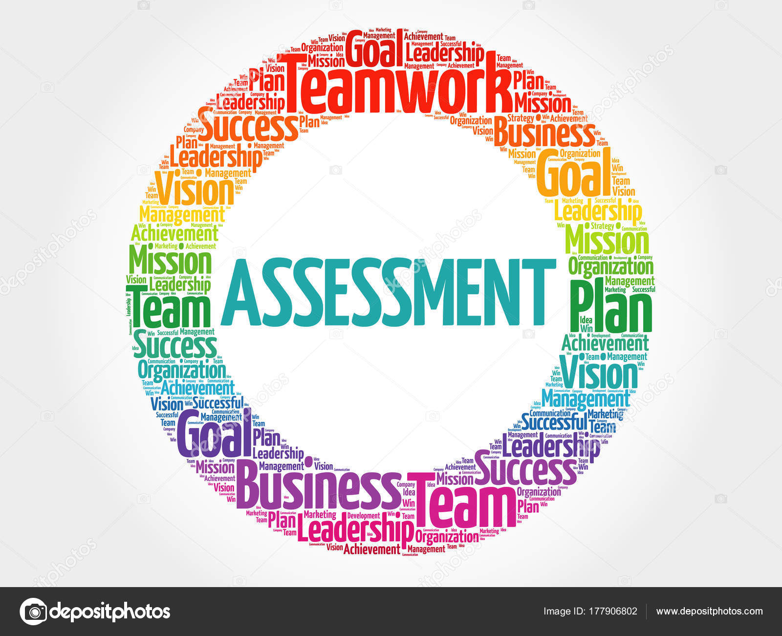 ASSESSMENT word cloud collage Stock Vector by ©dizanna 177906802