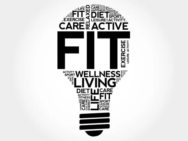 FIT word cloud background Stock Vector by ©dizanna 106950456
