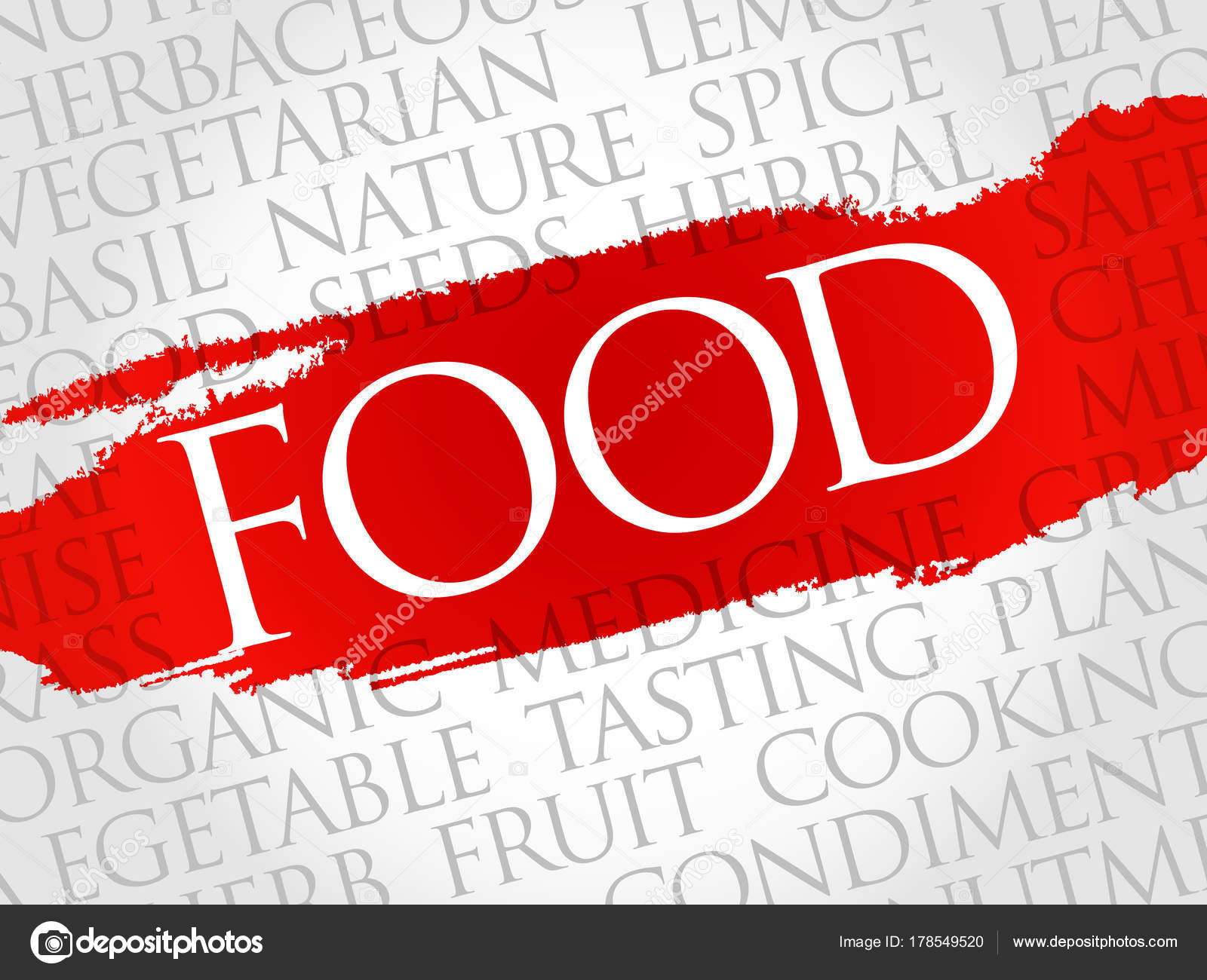 FOOD word cloud collage Stock Vector by ©dizanna 178549520