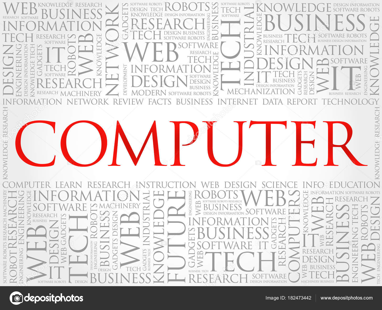 COMPUTER word cloud collage Stock Vector Image by ©dizanna #182473442