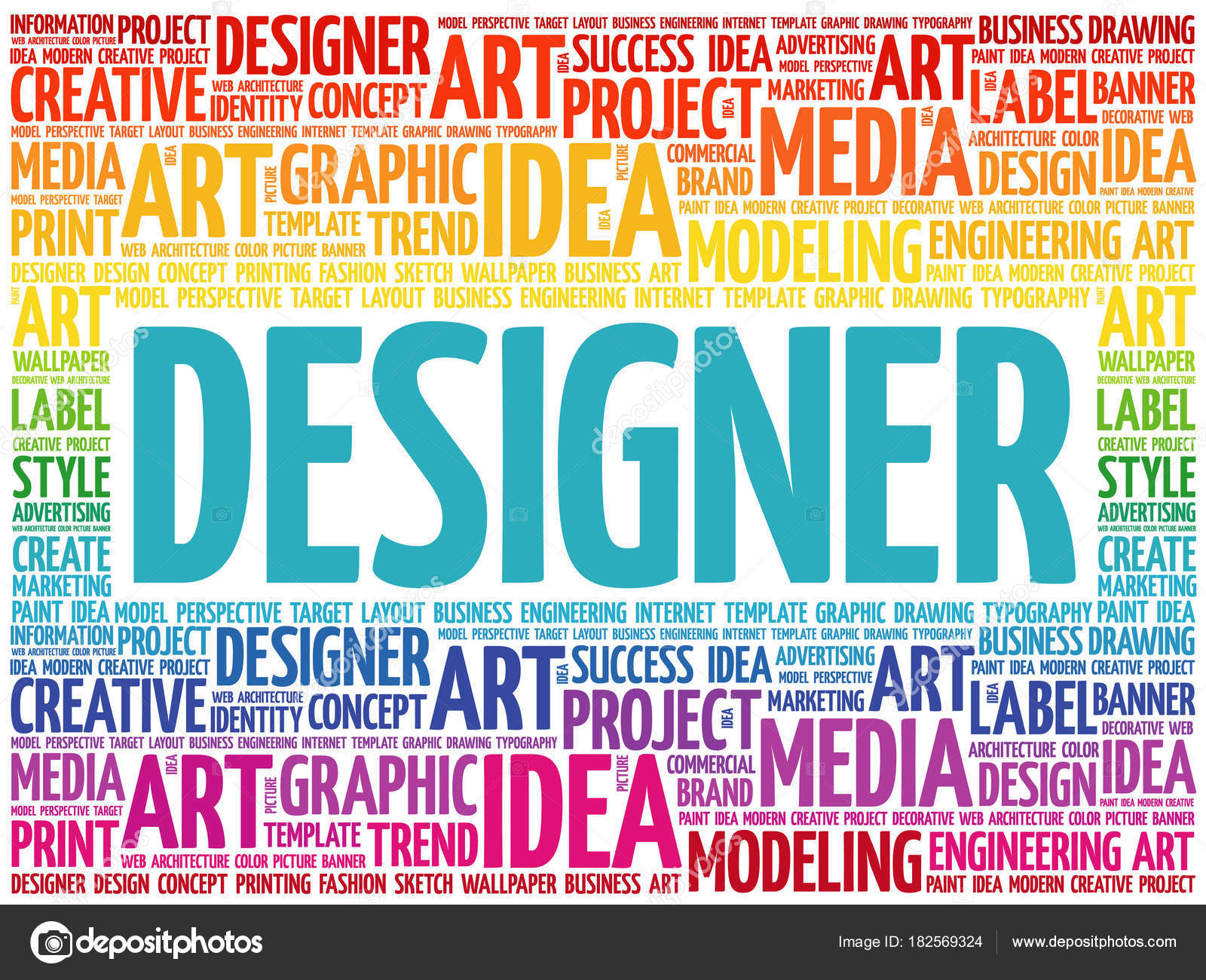 DESIGNER word cloud Stock Vector Image by ©dizanna #182569324