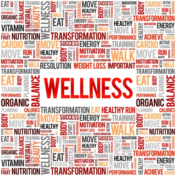 Wellness word cloud Vector Art Stock Images | Depositphotos