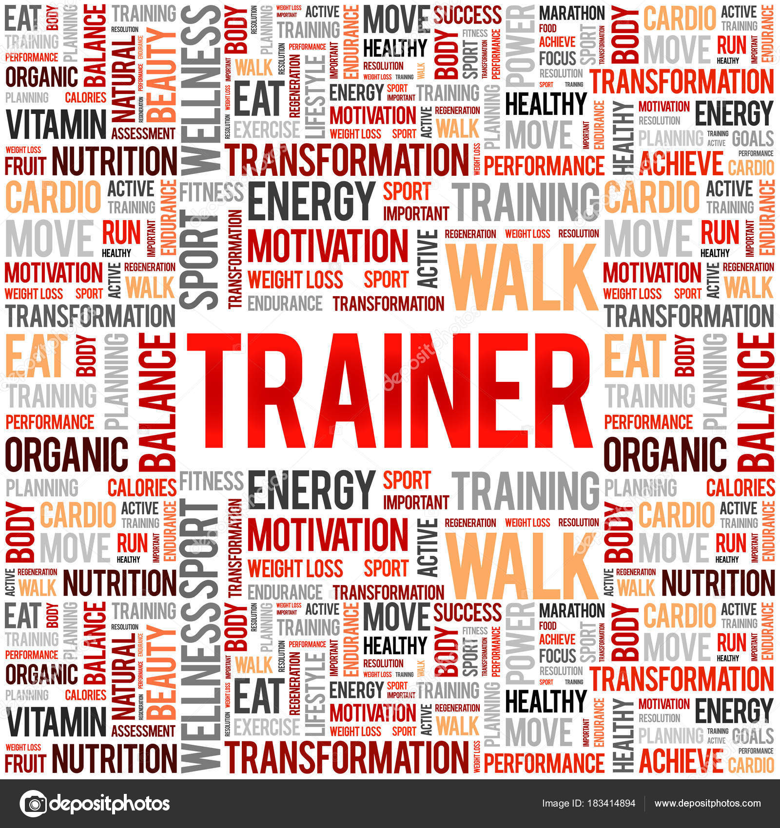 Trainer word cloud background Stock Vector Image by ©dizanna #183414894