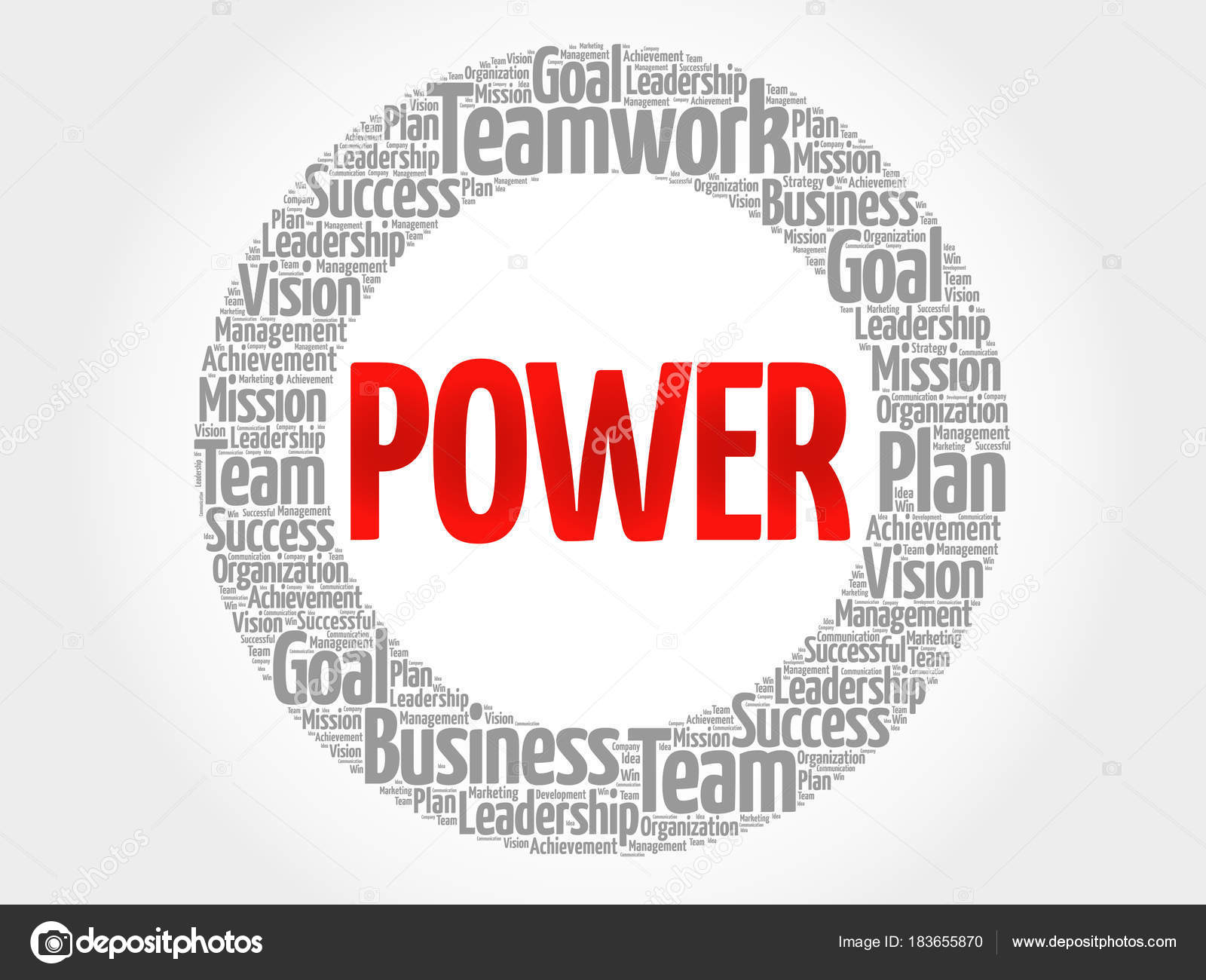 POWER word cloud collage Stock Vector by ©dizanna 183655870