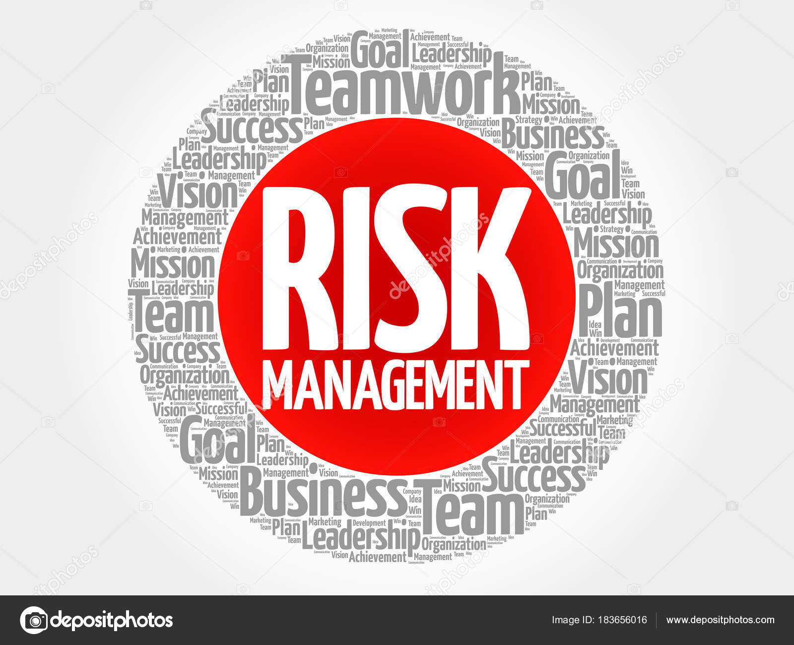 Risk Management circle word cloud Stock Vector Image by ©dizanna #183656016