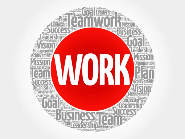 WORK word cloud Stock Photo by ©dizanna 69081131