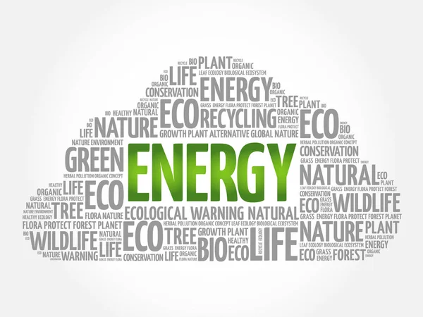 Energy word cloud Stock Vector by ©dizanna 104209614