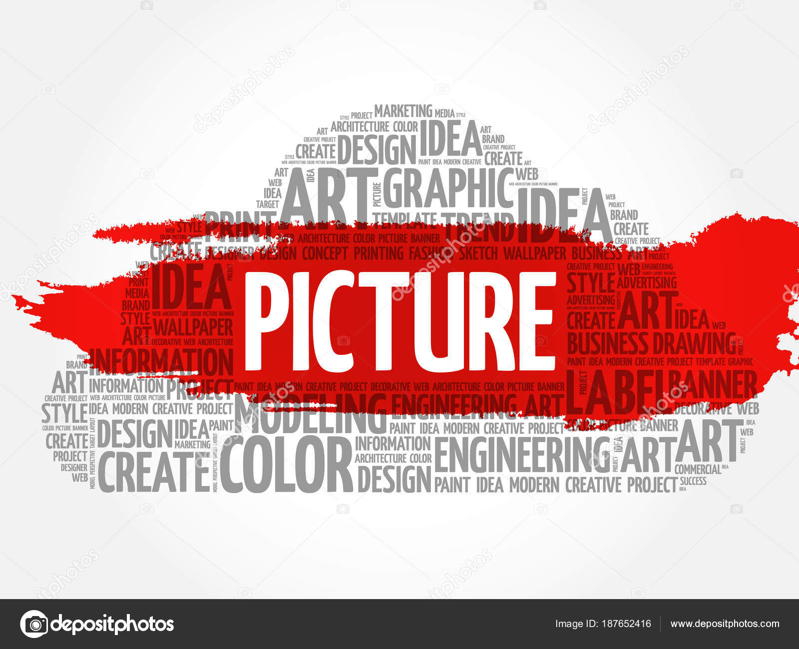 PICTURE word cloud Stock Vector Image by ©dizanna #187652416