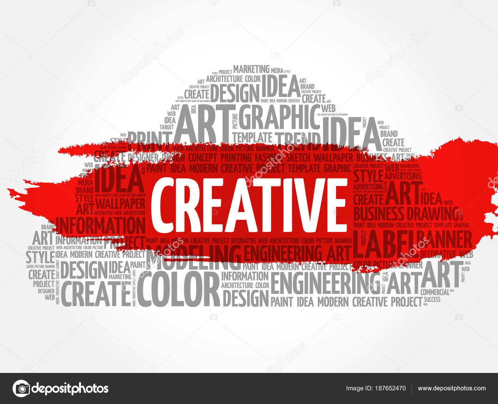 CREATIVE word cloud Stock Vector Image by ©dizanna #187652470