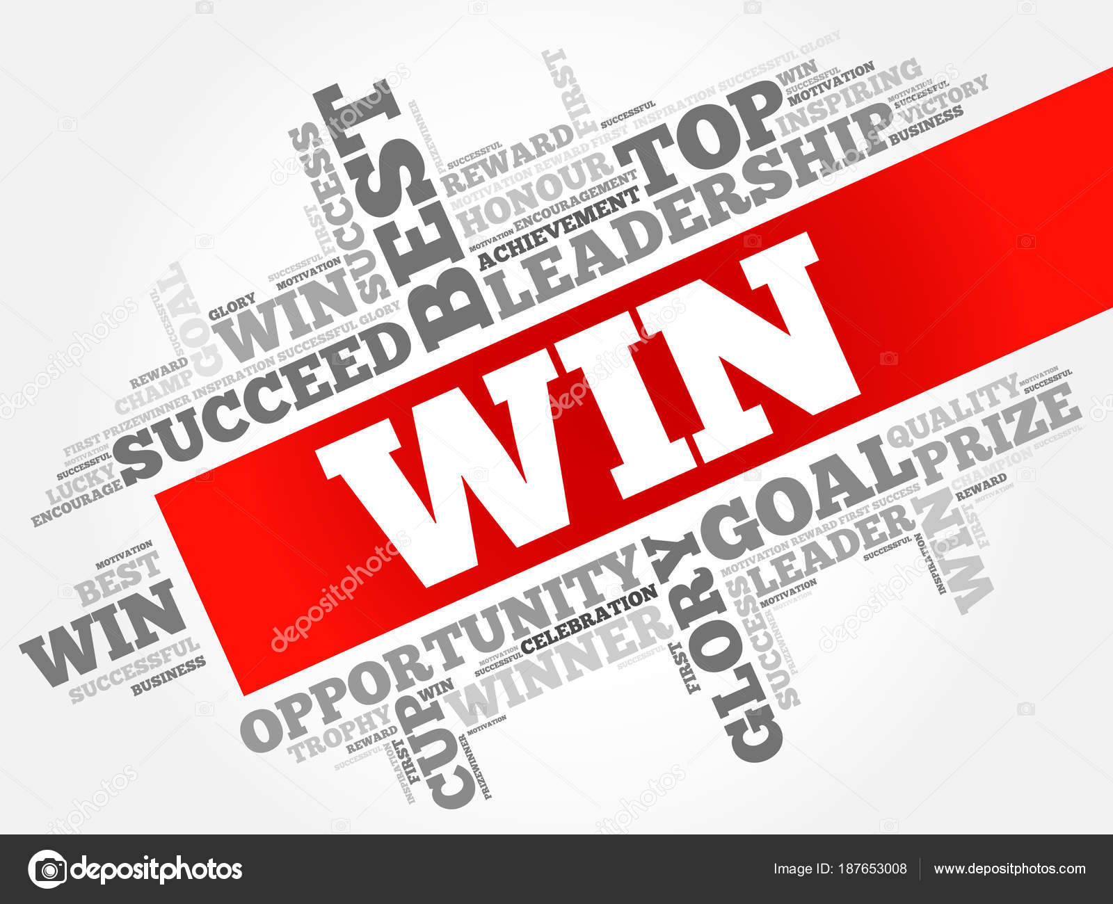 Win word cloud collage Stock Vector by ©dizanna 187653008