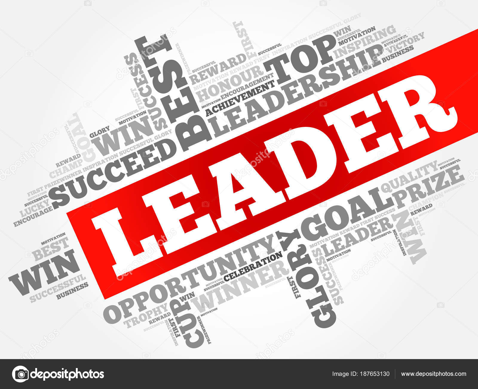 Leader word cloud collage Stock Vector Image by ©dizanna #187653130
