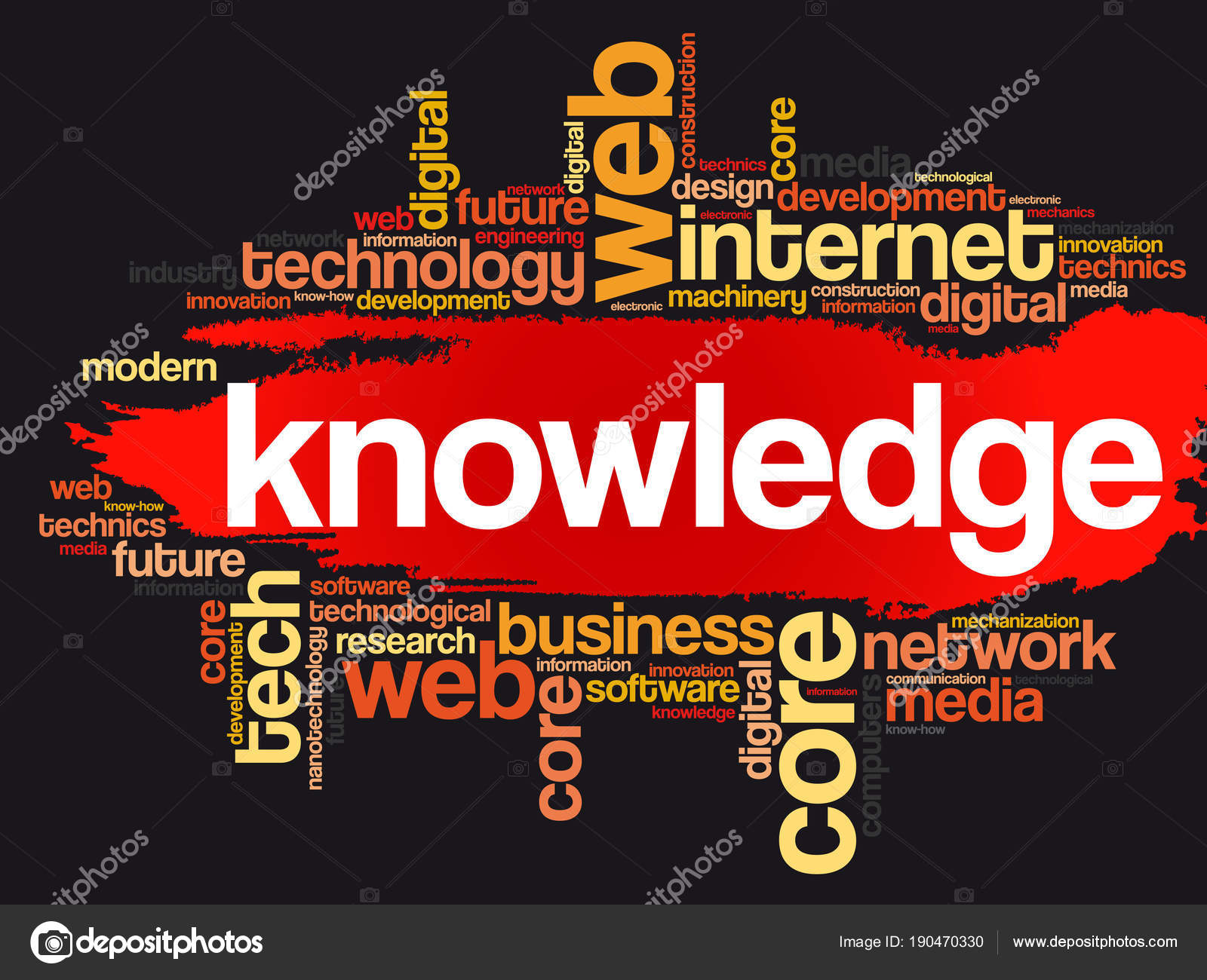 KNOWLEDGE word cloud collage Stock Vector Image by ©dizanna #190470330