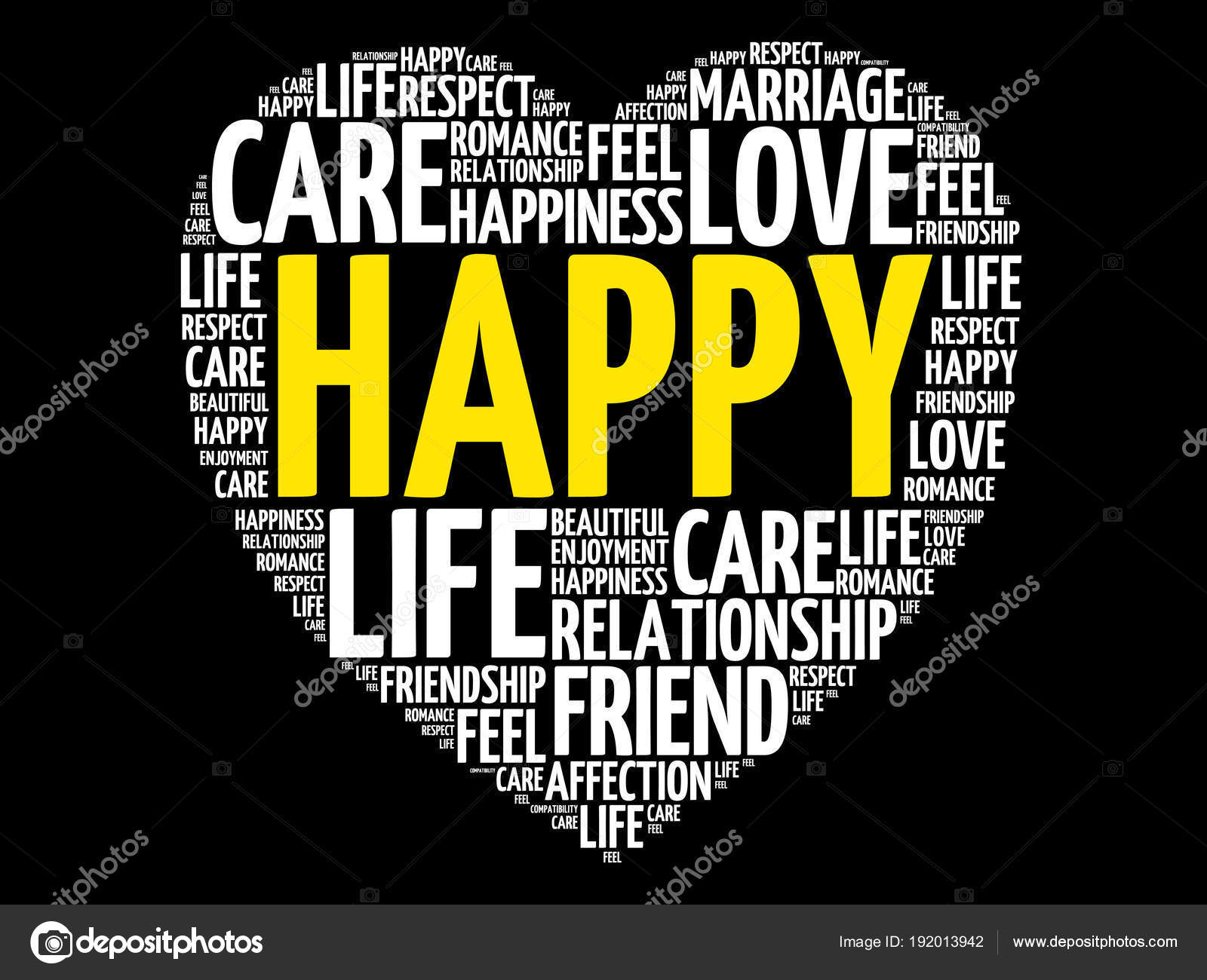 Happy word cloud collage Stock Vector Image by ©dizanna #192013942