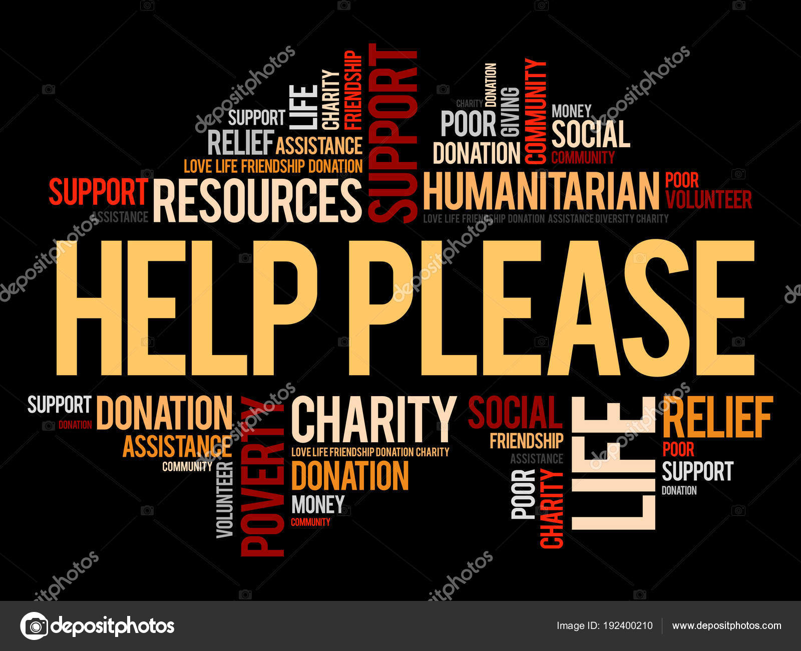 Help please word cloud concept Stock Vector Image by ©dizanna #192400210