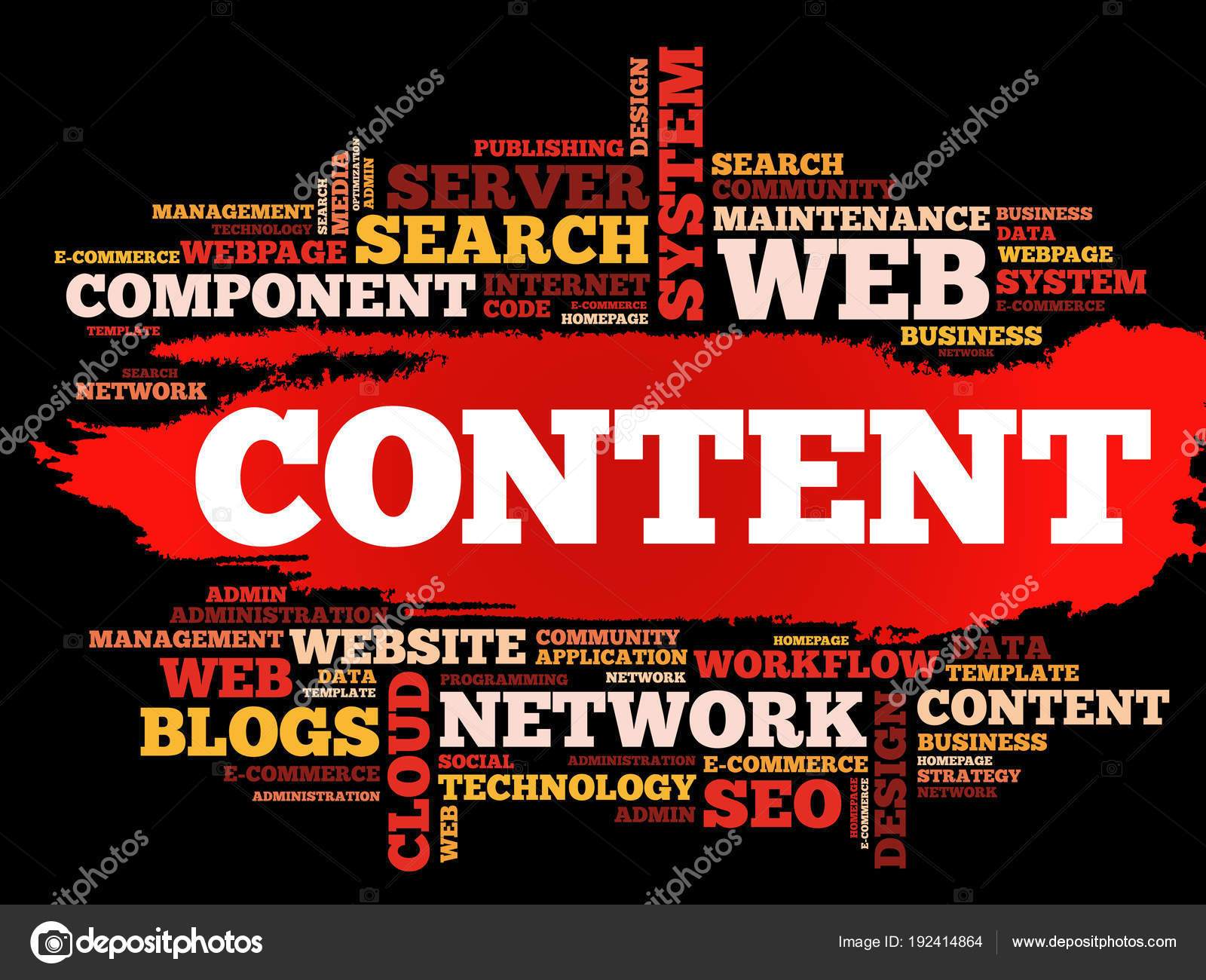 CONTENT word cloud collage Stock Vector Image by ©dizanna #192414864