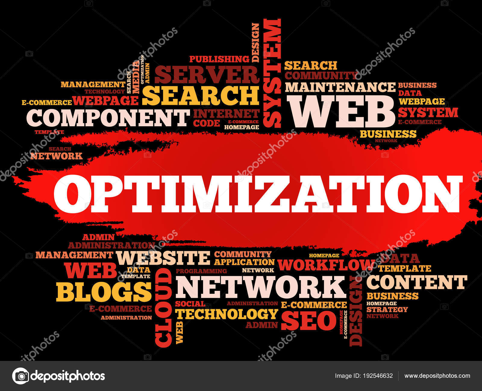 OPTIMIZATION word cloud collage Stock Vector by ©dizanna 192546632