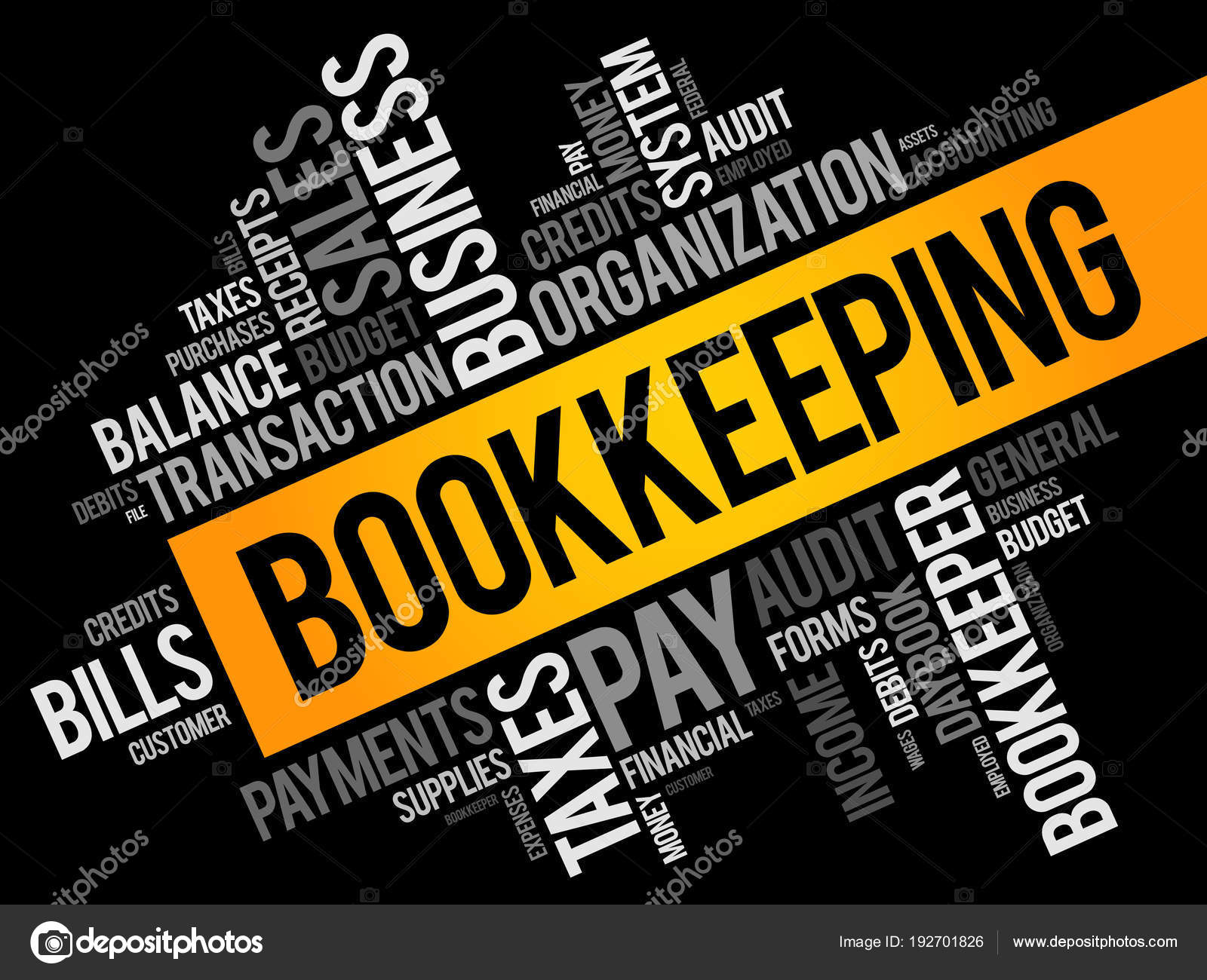 Bookkeeping word cloud collage Stock Vector Image by ©dizanna #192701826