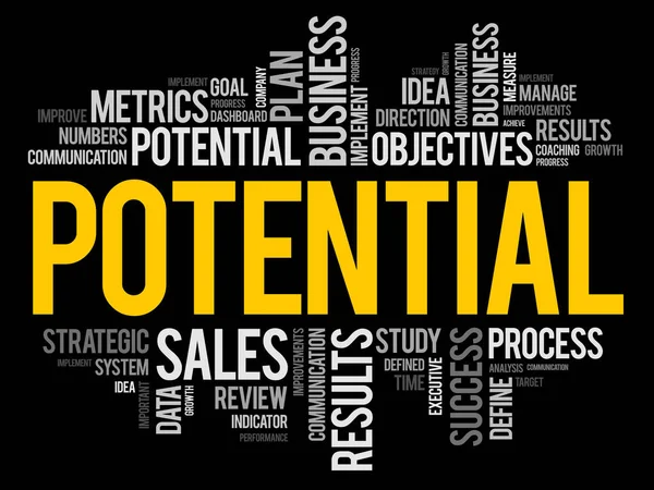 Potential word cloud Stock Vector Image by ©dizanna #122853776