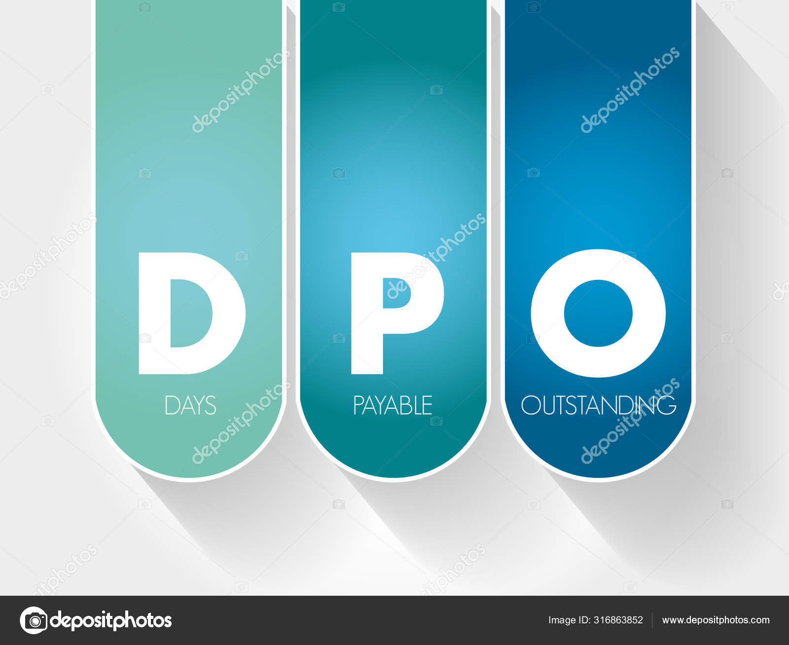 DPO - Days Payable Outstanding acronym Stock Vector Image by ©dizanna ...
