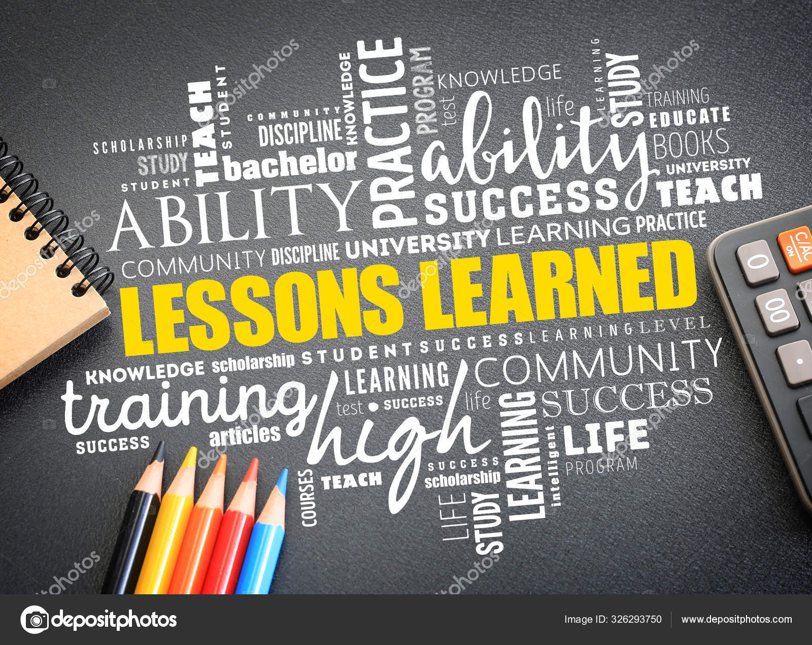 Lessons Learned word cloud collage — Stock Photo © dizanna #326293750