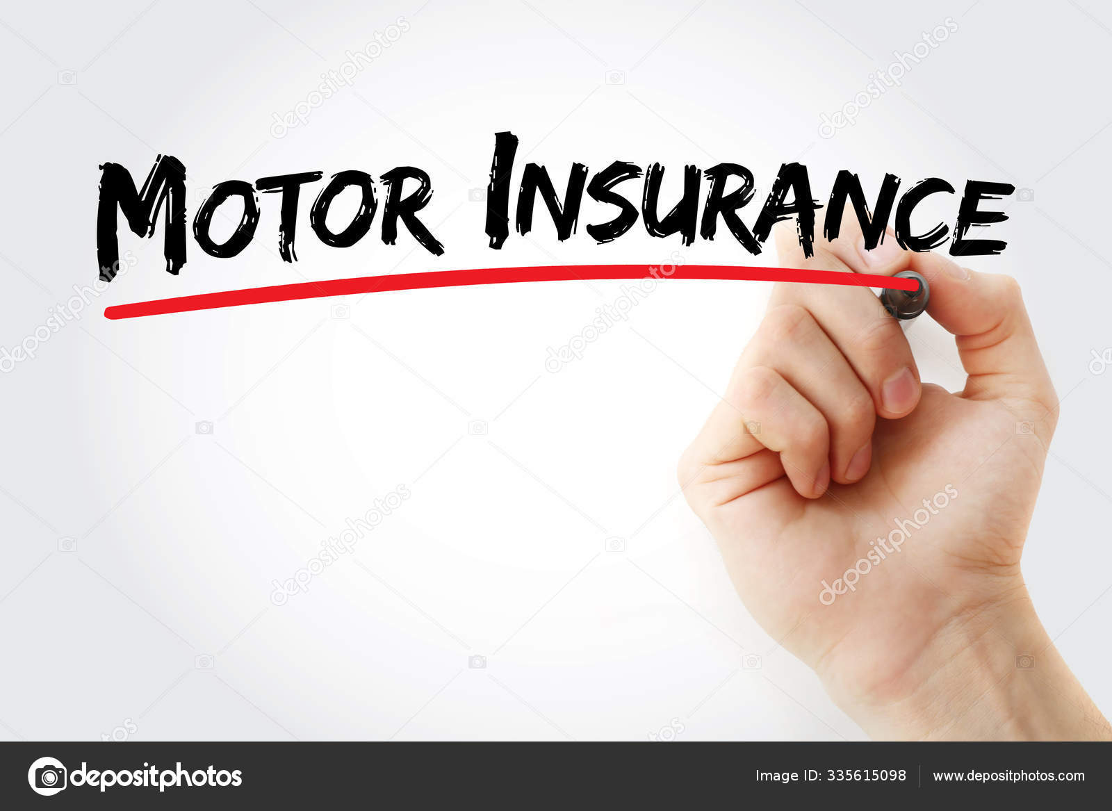 Motor Insurance text with marker — Stock Photo © dizanna #335615098